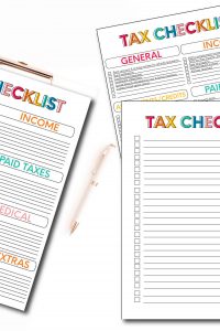 Printable Tax Forms for Your Budget Binder