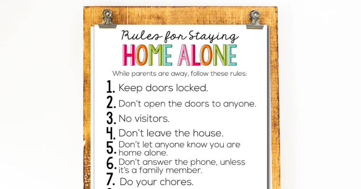 What To Do When Home Alone What To Do When Home Alone