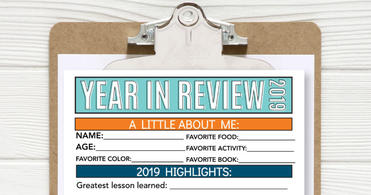 New Year Resolution for Kids 2019-2020 from 30daysblog