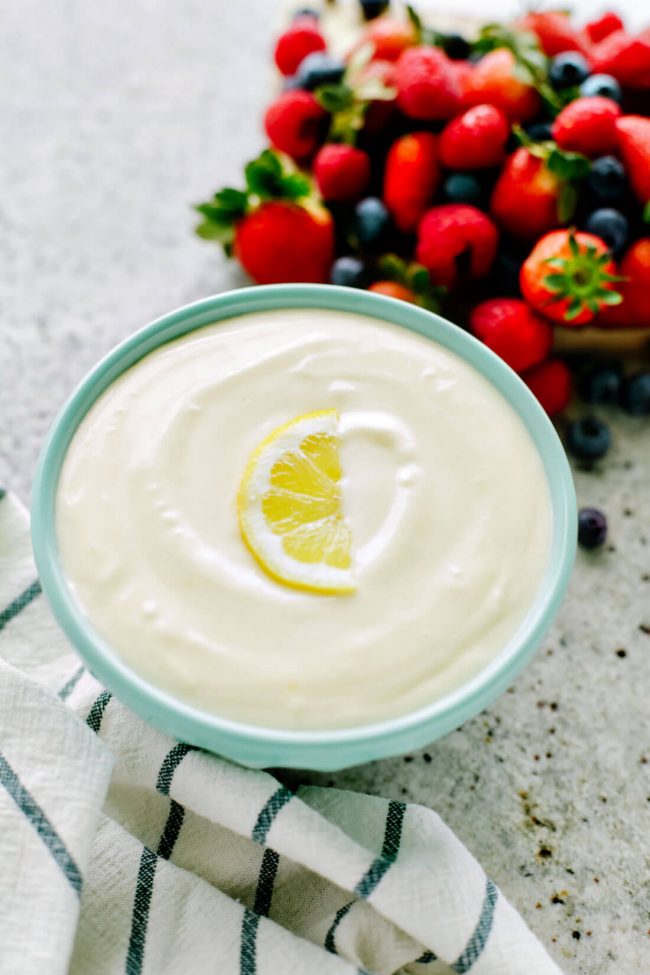 Lemon Fruit Dip Recipe | Recipe from 30 Days Blog