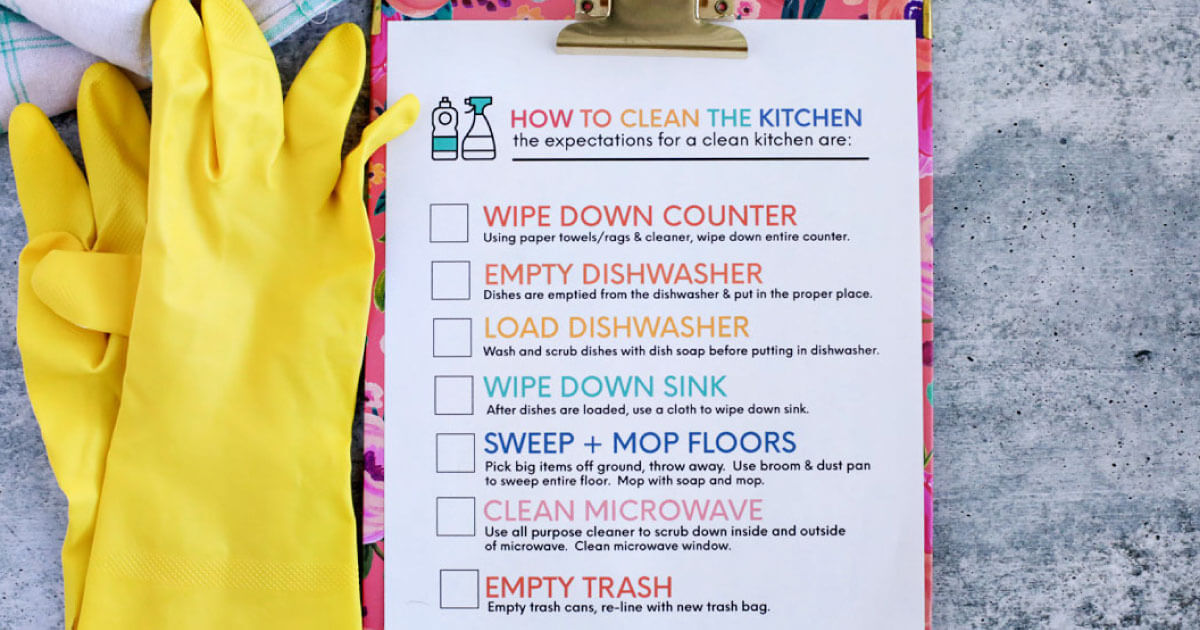 How to Clean the Kitchen