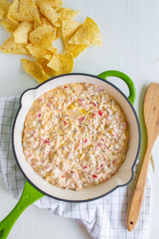 Heart Attack Sausage Dip | Recipe from 30daysblog