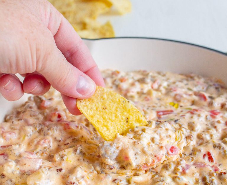 Heart Attack Sausage Dip | Recipe from 30daysblog