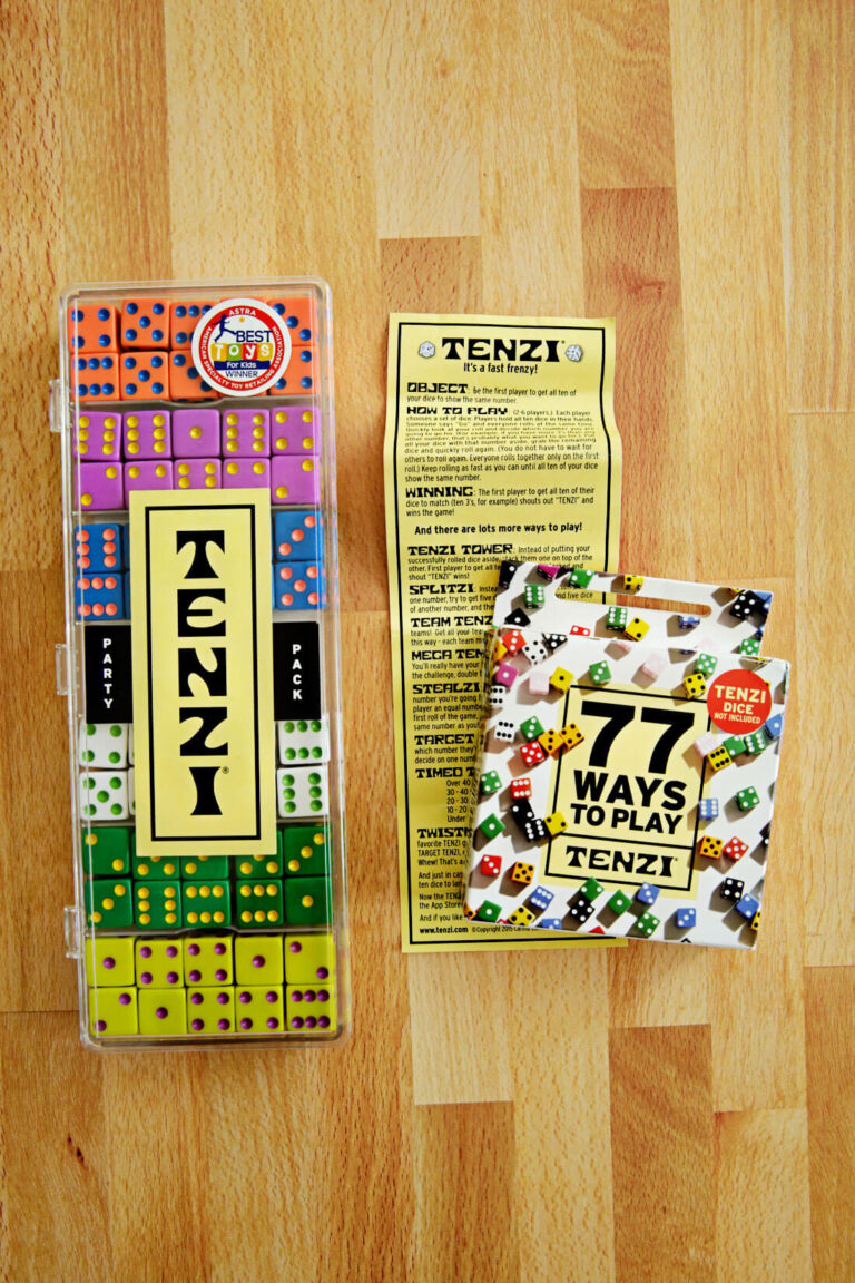 How to Play Tenzi Game from Thirty Handmade Days